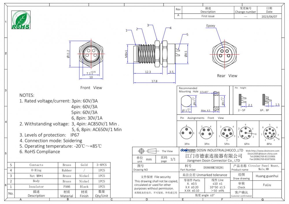 DS869MCS0281-6p technical document preview