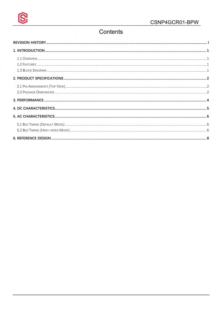 CSNP4GCR01-BPW datasheet page 3