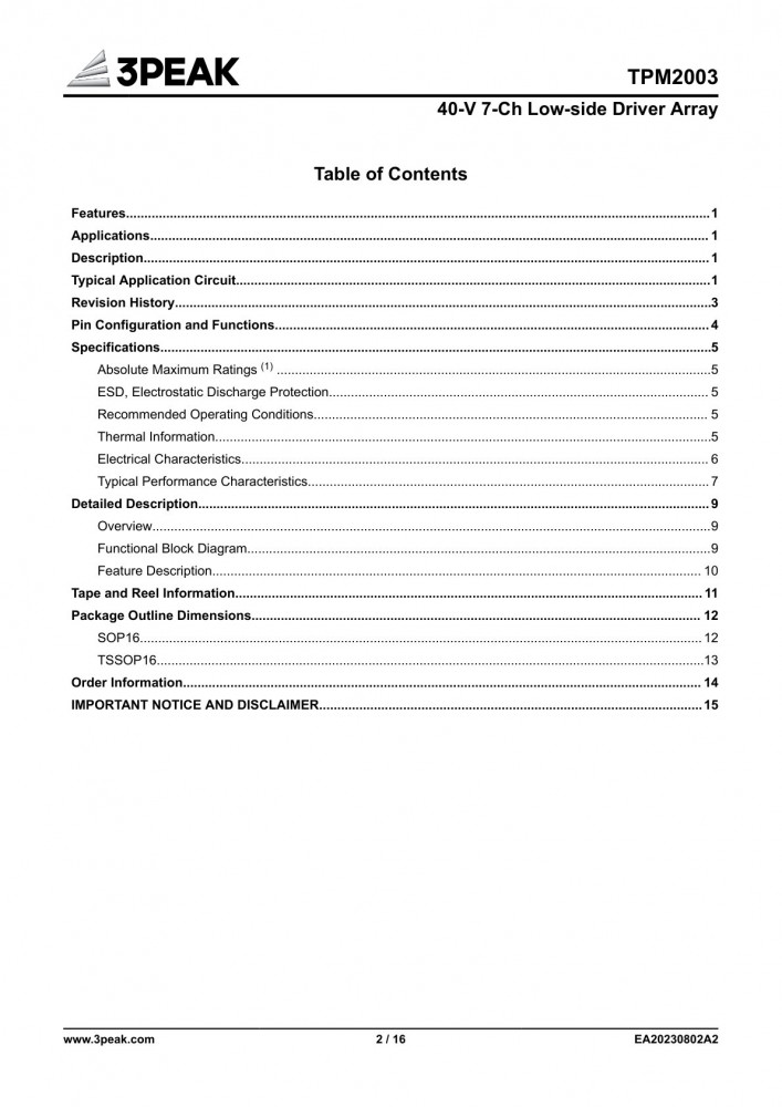 TPM2003-SO3R datasheet page 2