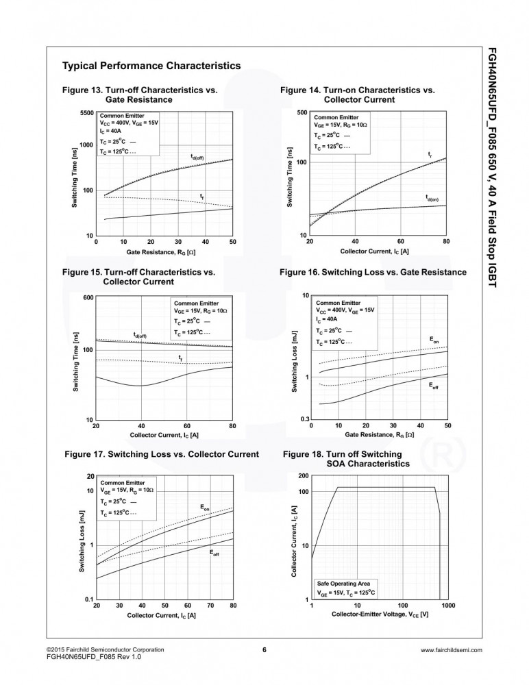 FGH40N65UFDTU-F085 datasheet page 7