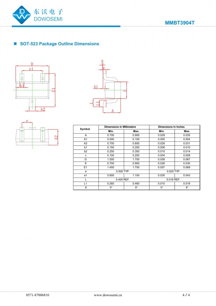 MMBT3904T datasheet page 4