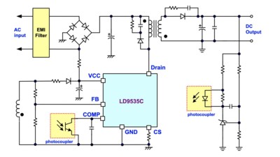 Multi-Mode PWM Controller of Flyback with MOSFET Integrated for sale