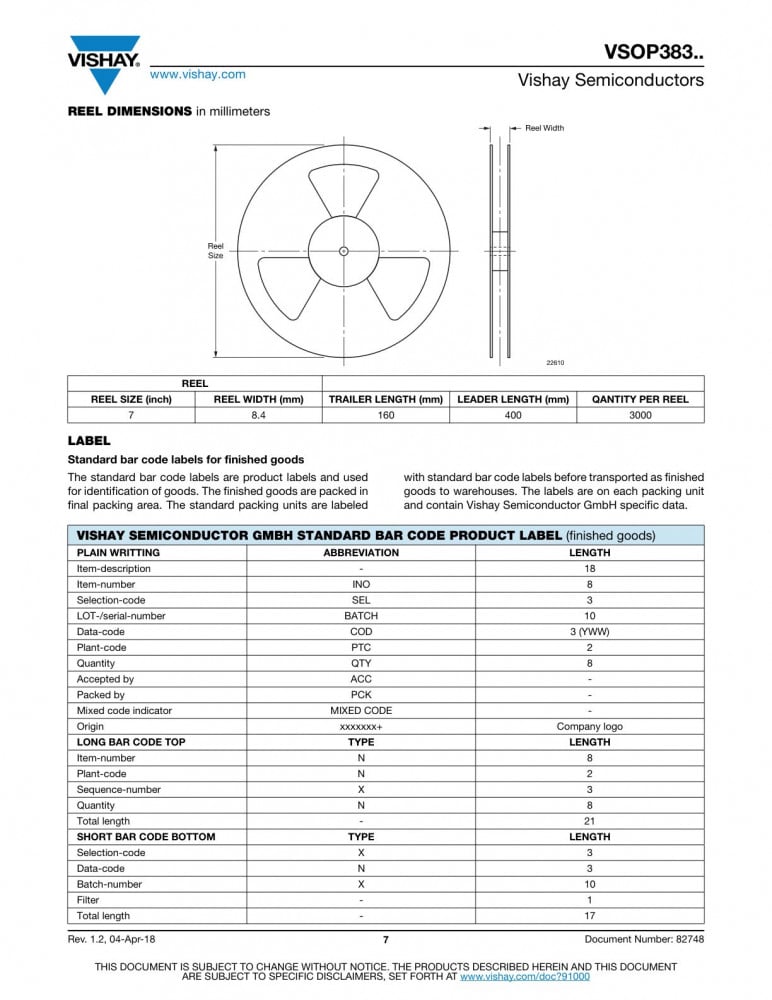 VSOP38338 datasheet page 7