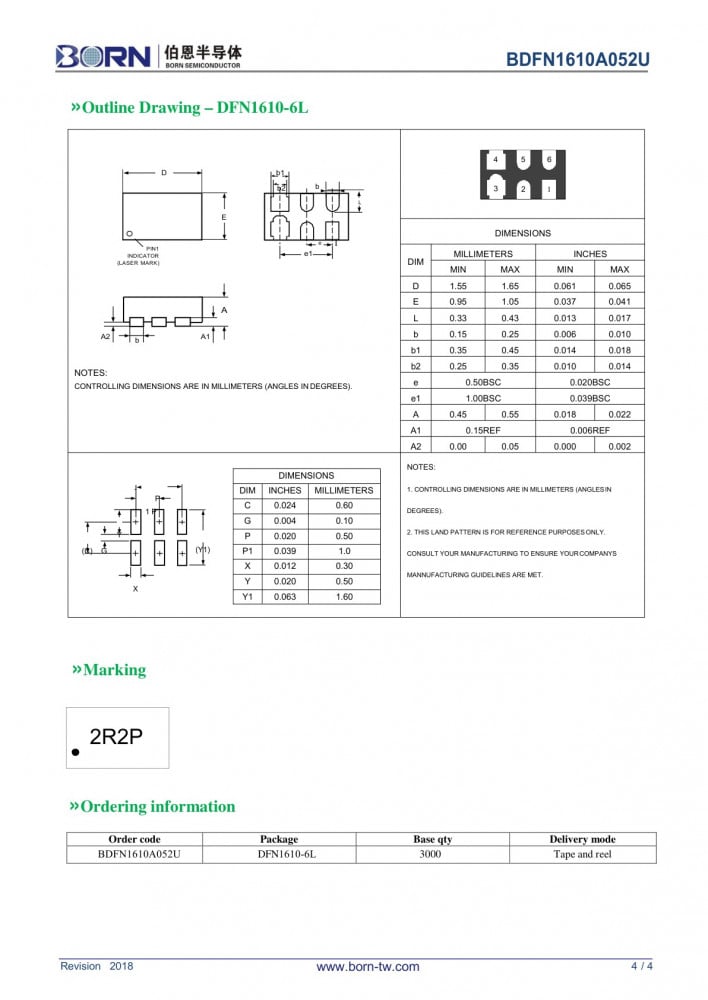 BDFN1610A052U datasheet page 4