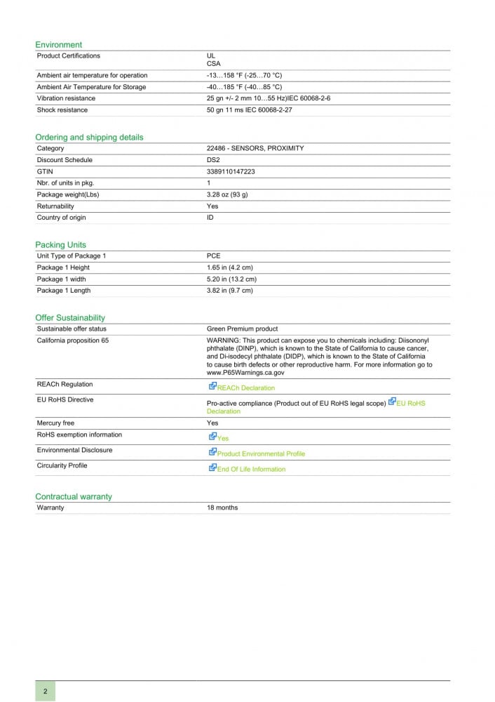 XS612B1MBL2 technical document page 2