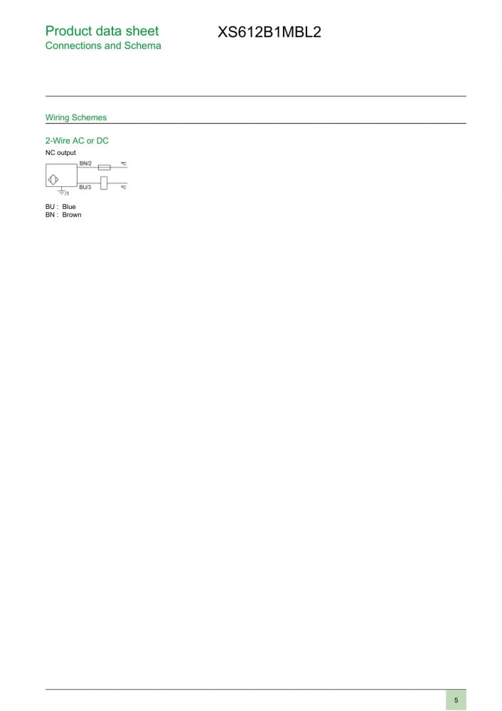XS612B1MBL2 technical document page 5