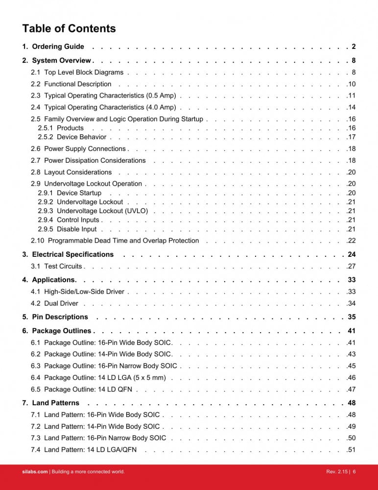 Si823x datasheet page 6