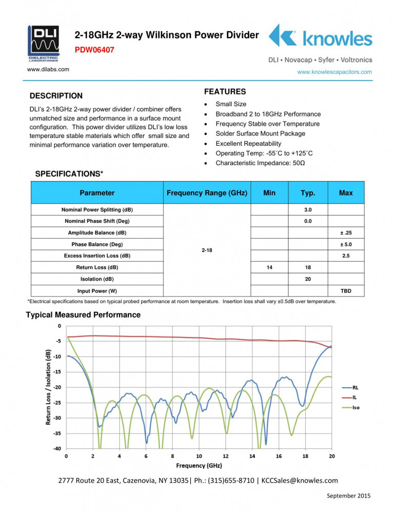 PDW06407 technical document page 1