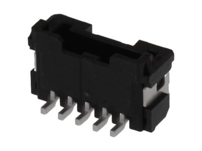 2.00mm Pitch, Micro-Lock Plus PCB Header, Single Row, Vertical, Surface Mount, 0.38µm Gold Plating, Positive Lock, 3 Circuits, Low-Halogen, Black