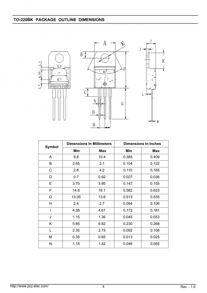 CT308B datasheet page 4