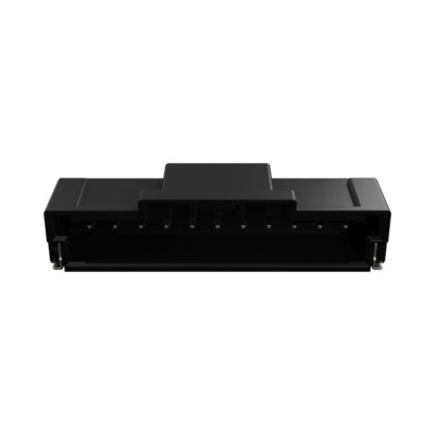 DuraClik Wire-to-Board Header, Single Row, Right-Angle, 11 Circuits, Tin  (Sn) Plating, Black for sale