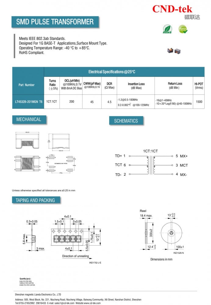 LT4532B-201MGN T6 technical document page