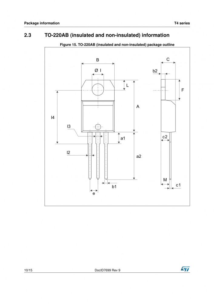 Datasheet page 10