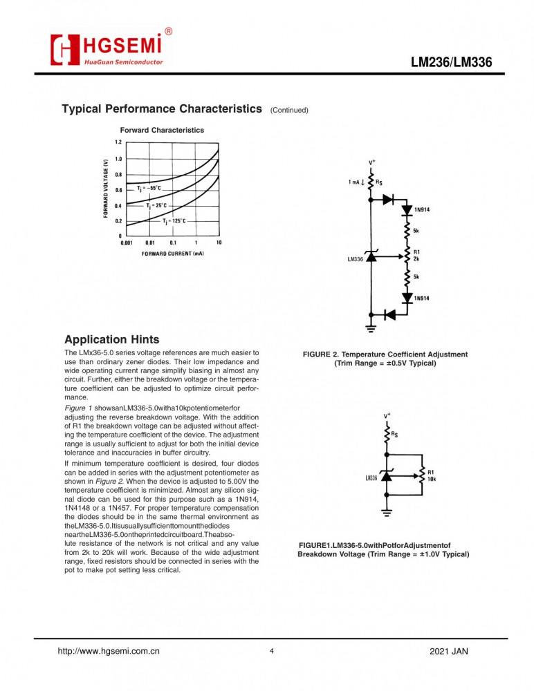 LM336Z-5.0 datasheet page 4
