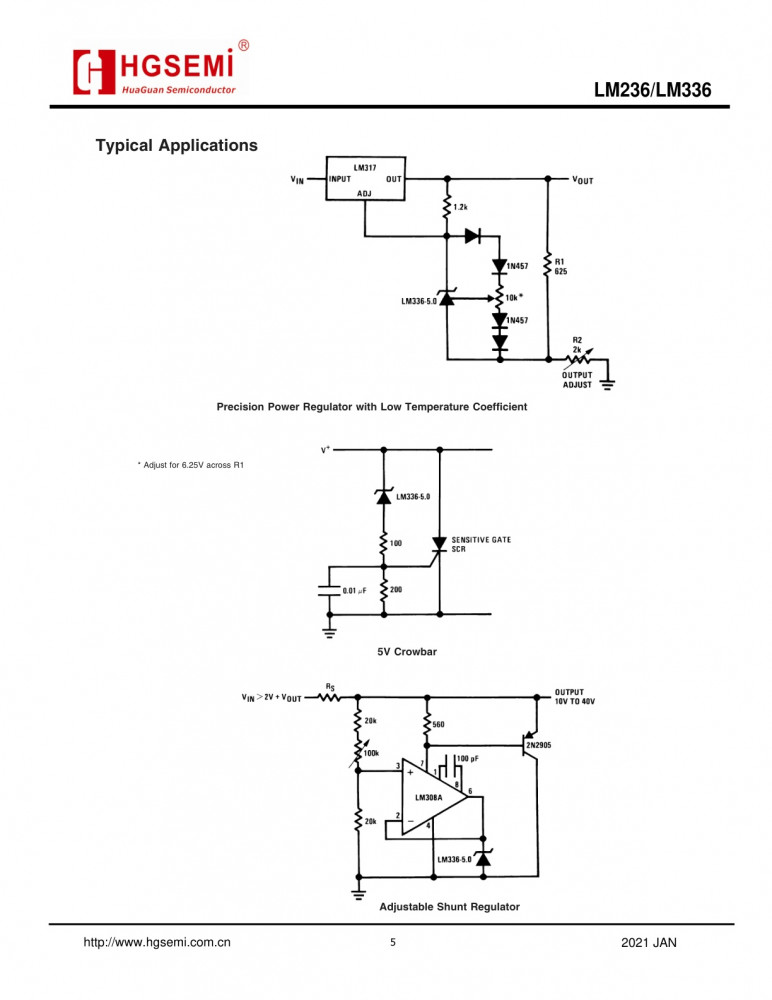 LM336Z-5.0 datasheet page 5