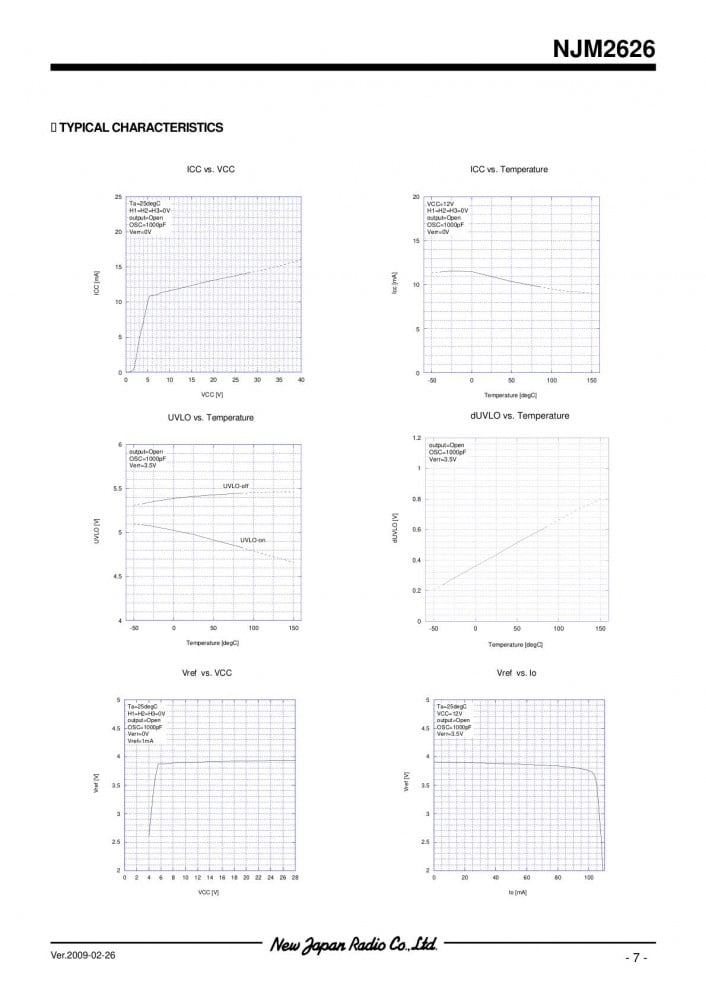 NJM2626V-TE1 datasheet page 7