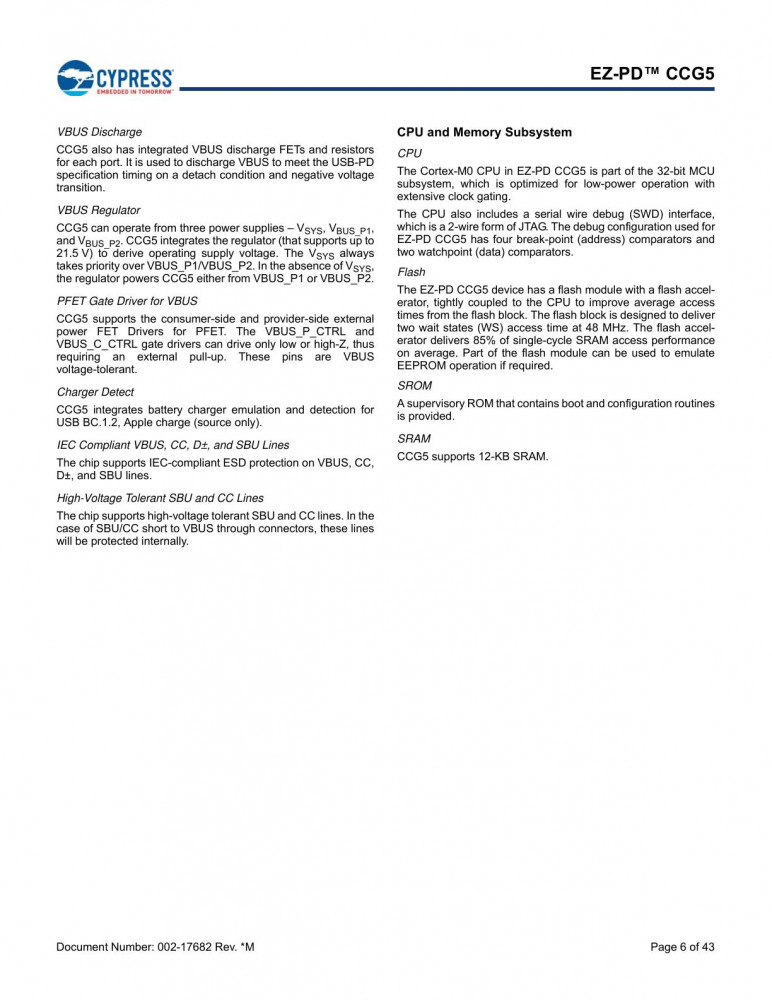 CYPD5235-96BZXI datasheet page 7