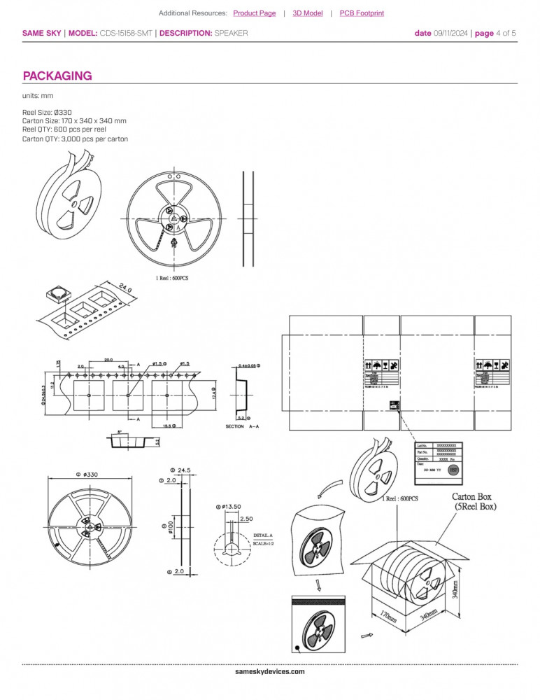 CDS-15158-SMT-TR datasheet page 4
