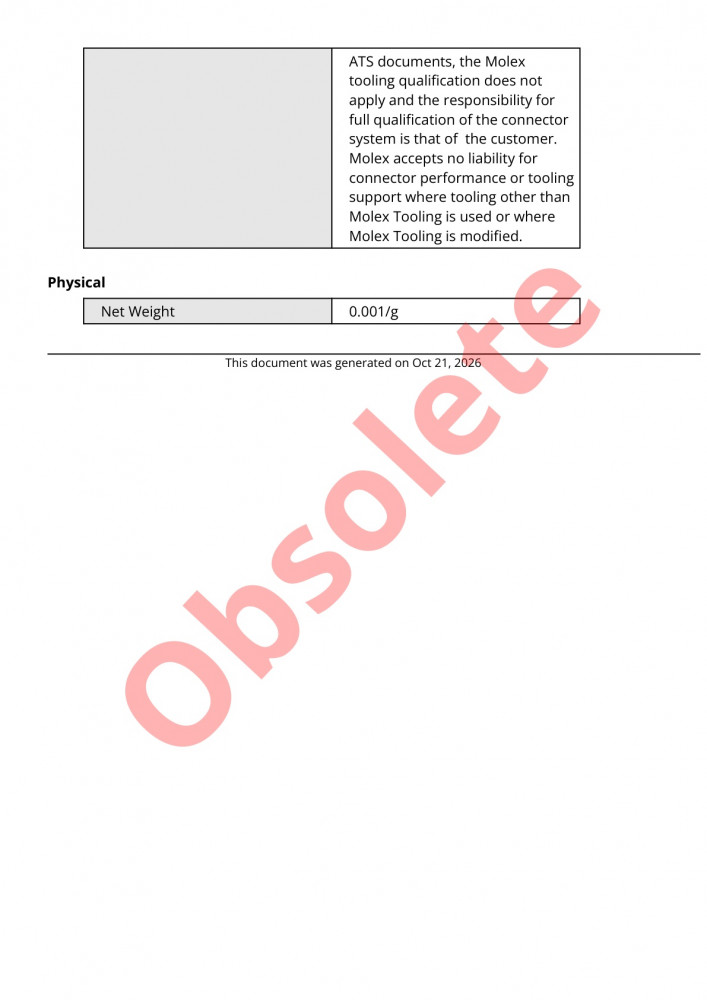 Molex 638111200 tooling document image 3