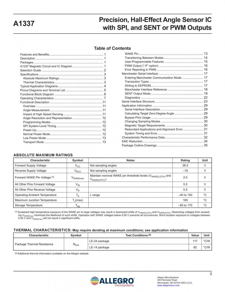 A1337 datasheet page 3