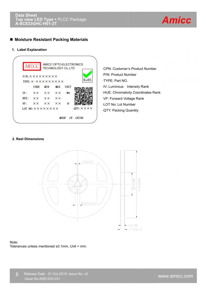 A-SC633GHC-H01-2T approval sheet page 8