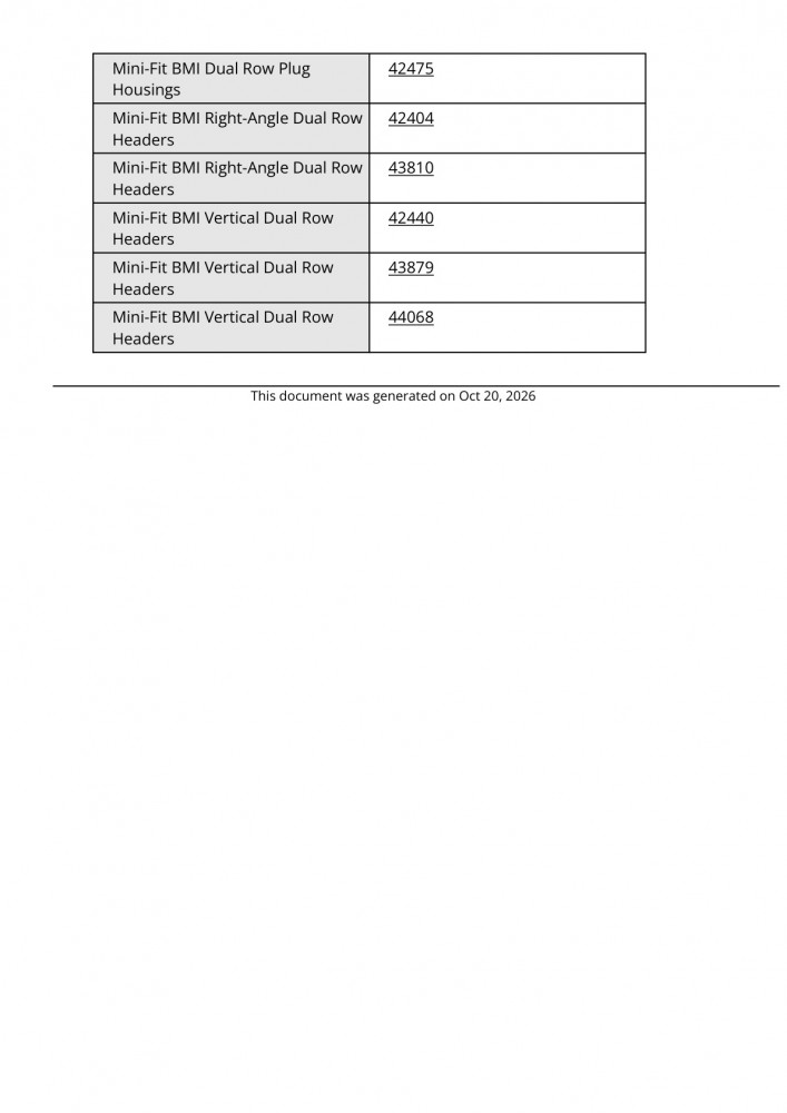MOLEX MINI-FIT Jr. specification page 4