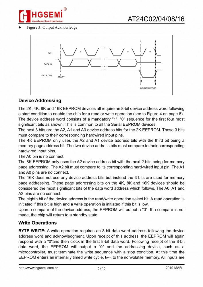 AT24C16M5/TR datasheet page 5