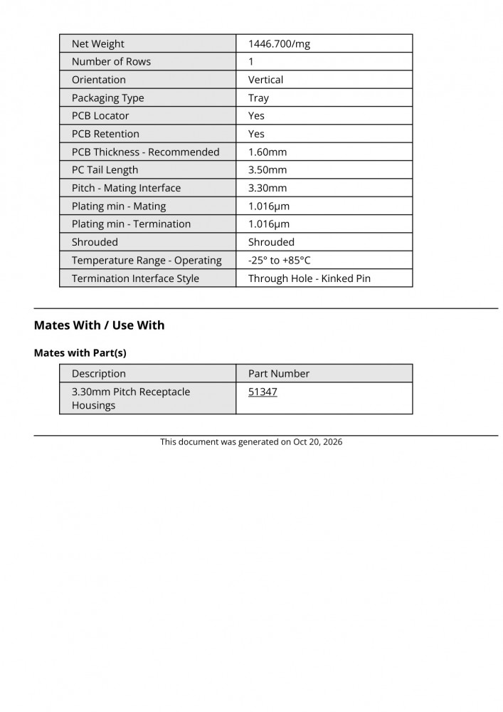 MOLEX 558830490 technical document image 3