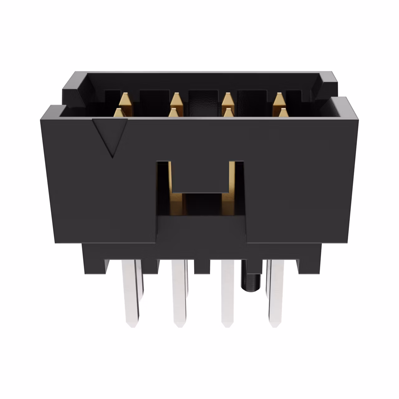 2.00mm Pitch, Milli-Grid PCB Header, Dual Row, Vertical, Through Hole, Shrouded, 8 Circuits, 0.38µm Gold (Au) Plating, 3.50mm Tail Length, Dual Side Slots, Center Friction Lock, with Peg, Tube for sale