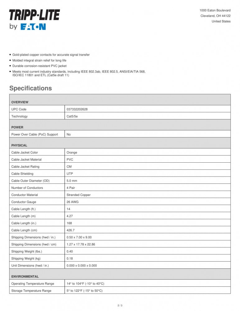 N001-014-OR technical document page 2