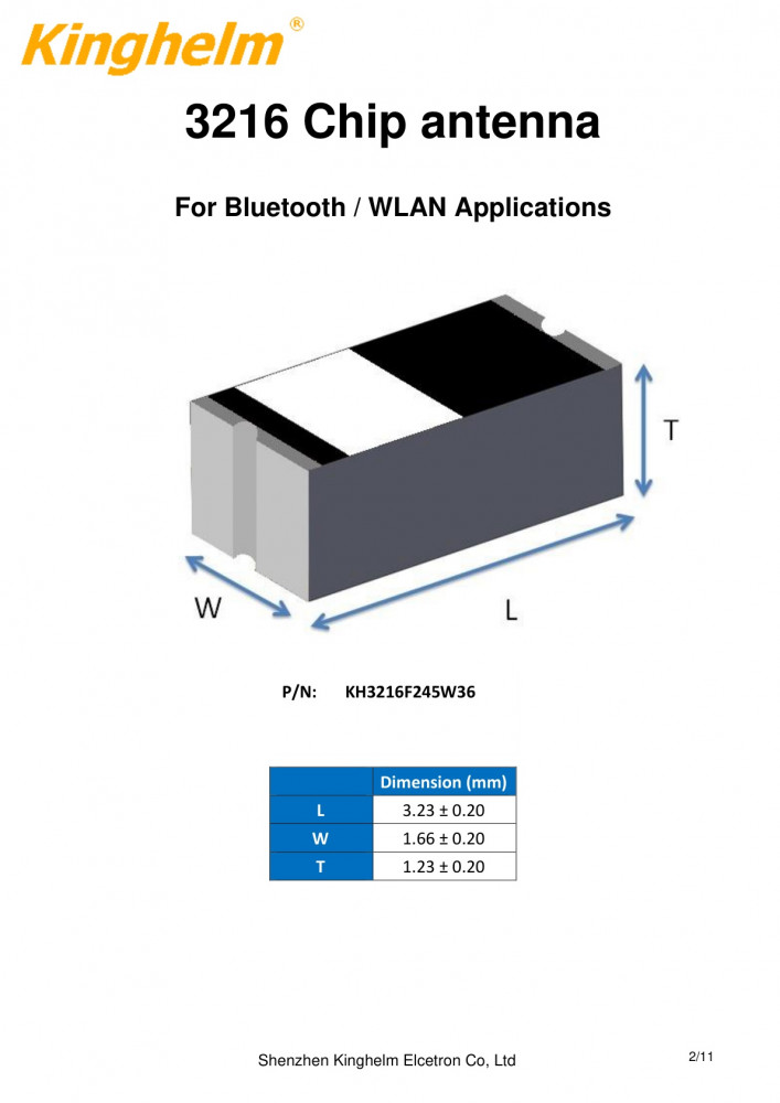 KH-3216F245W36 datasheet page 2