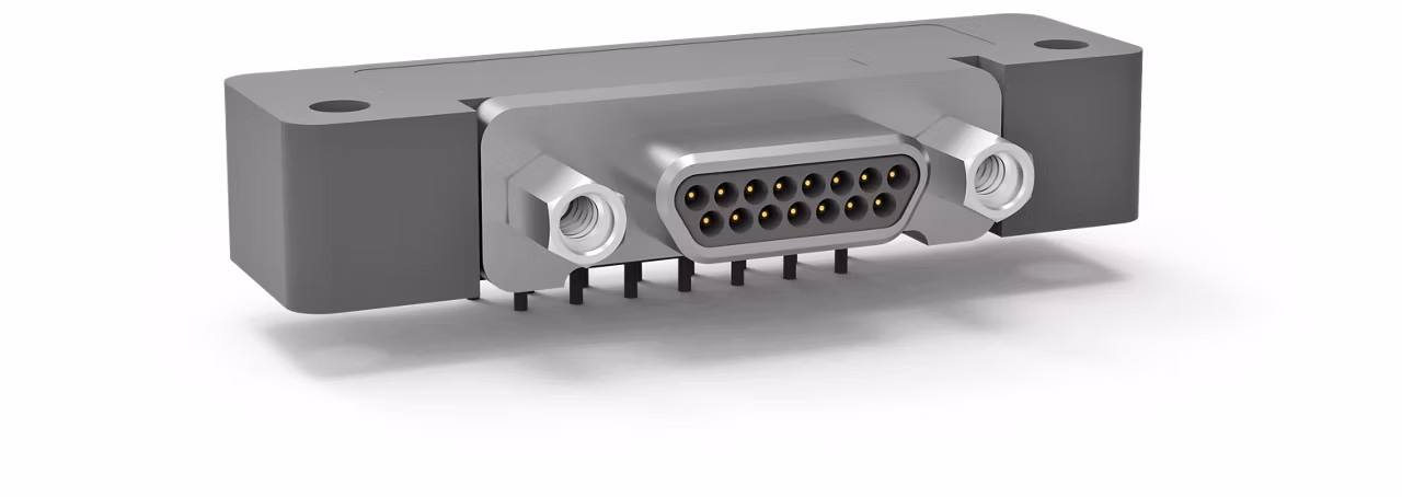 AirBorn M Series, Micro-D Board Mount Plug, 0.050