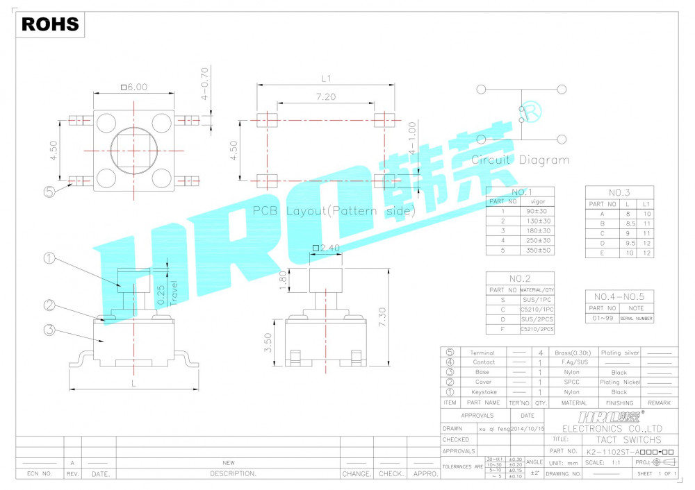 K2-1102ST-A3SC-04 manufacturer drawing page
