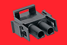 2.50mm, 3.50mm CMC Header, Right-Angle, 48 Position, 1 Port, Black, Peg,  Lead-Free