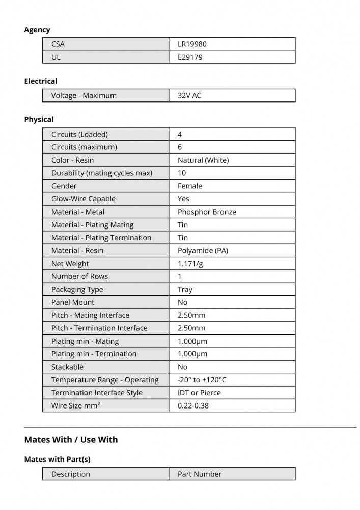 Product document page 3