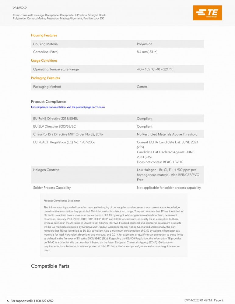 281852-2 technical document page 2