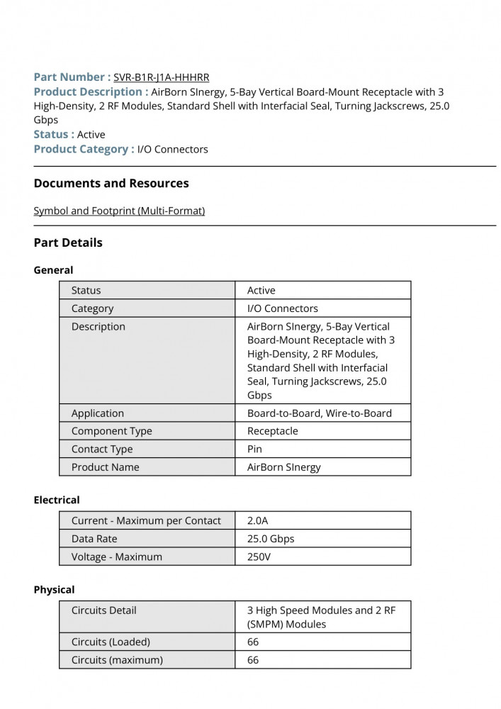 SVR-B1R-J1A-HHHRR technical document image, page 1