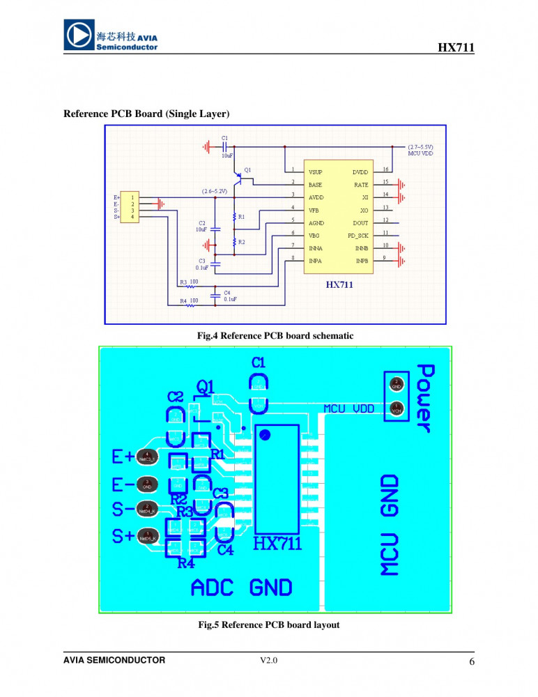 HX711 datasheet page 6