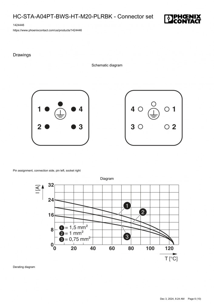 Phoenix Contact 1424446 technical document page 6