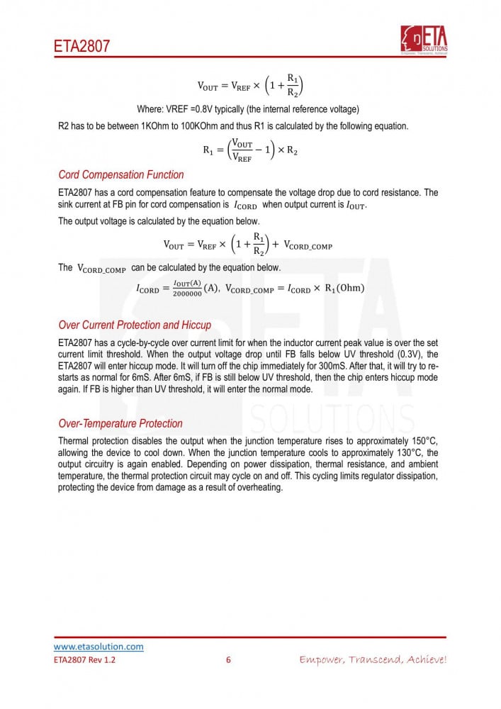ETA2807FT2G datasheet page 6