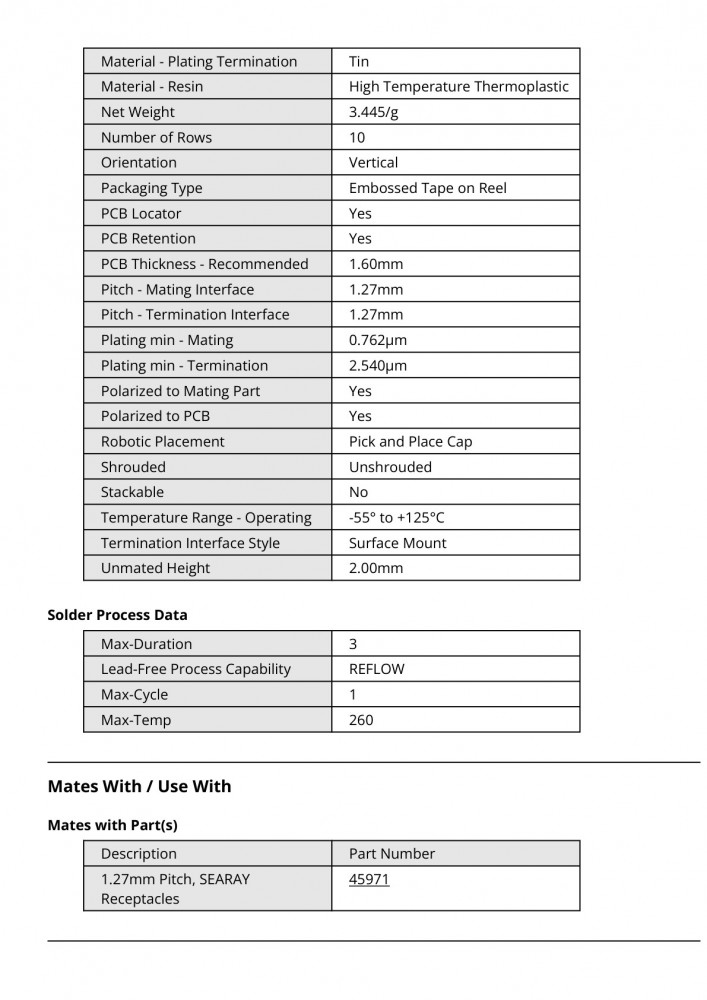 MOLEX 459704105 technical document page 3