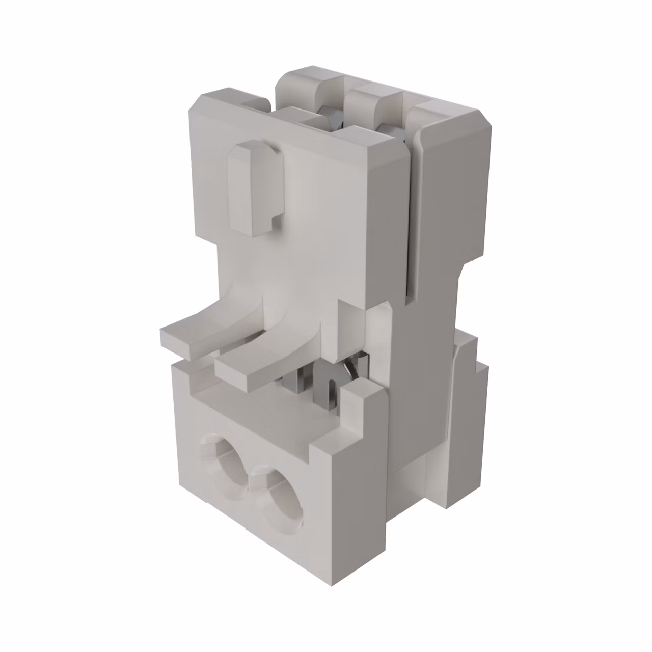 Appli-Mate RAST 2.5 IDT Housing, 2.50mm Pitch, Female, 2 Circuits, Beaded Terminal, Position Keys A & C Removed, 1 Open and 1 Slotted Endwall for sale