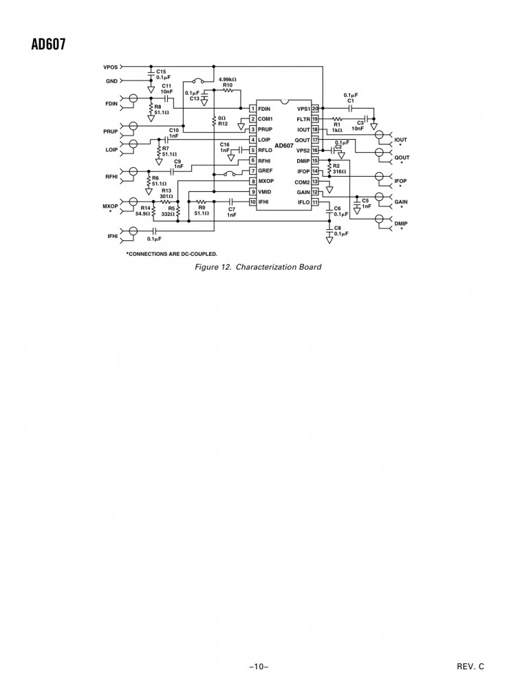 AD607 datasheet page 10