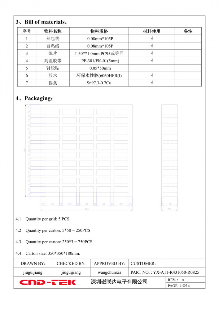 CND-tek specification sheet page 4
