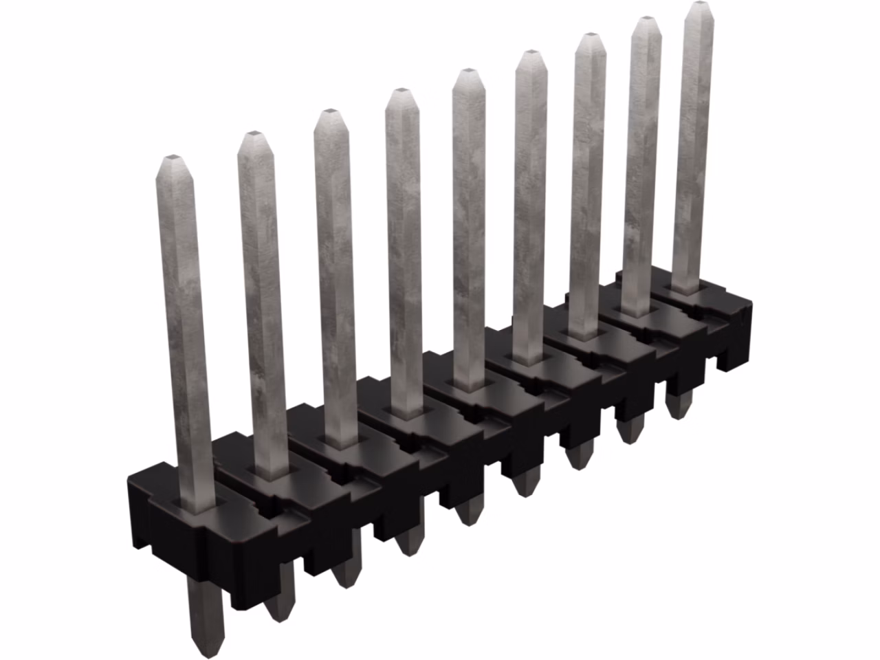KK 396 Breakaway Header, Vertical, 9 Circuits, Matte Tin (Sn) Plating, Pin Length 22.71mm (.894