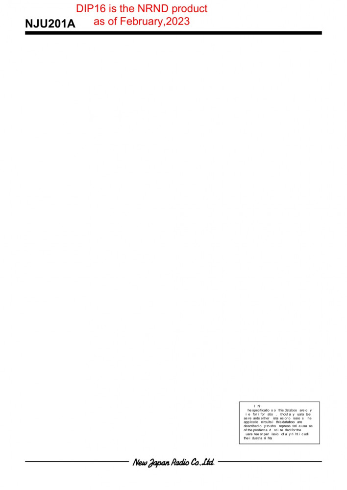 NJU201A technical document page 4