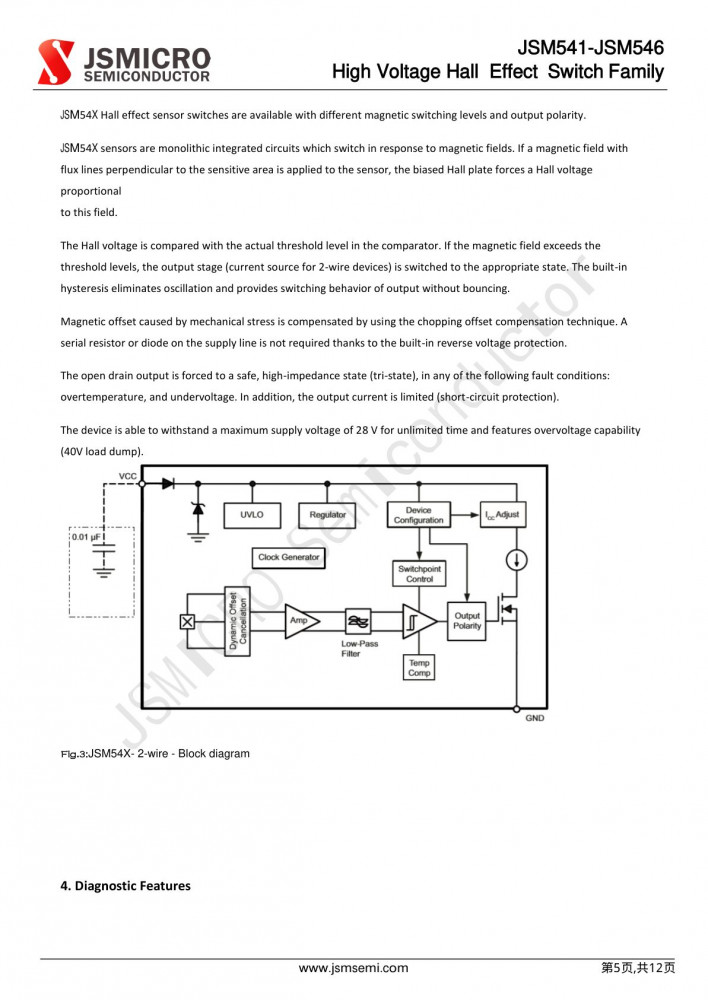 JSM541 datasheet page 5