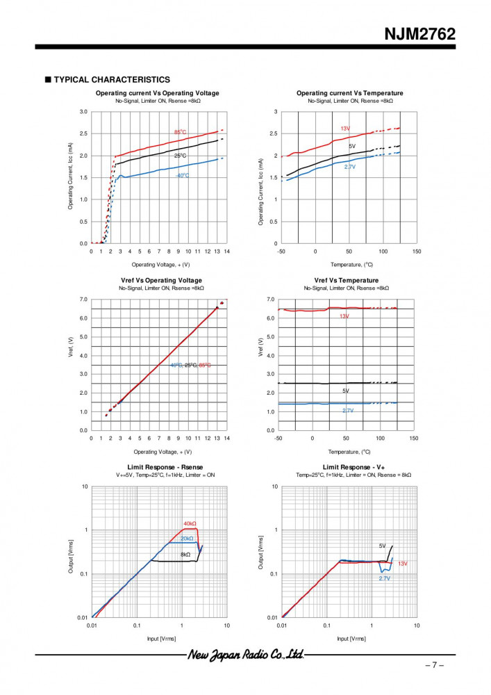 NJM2762 datasheet page 7
