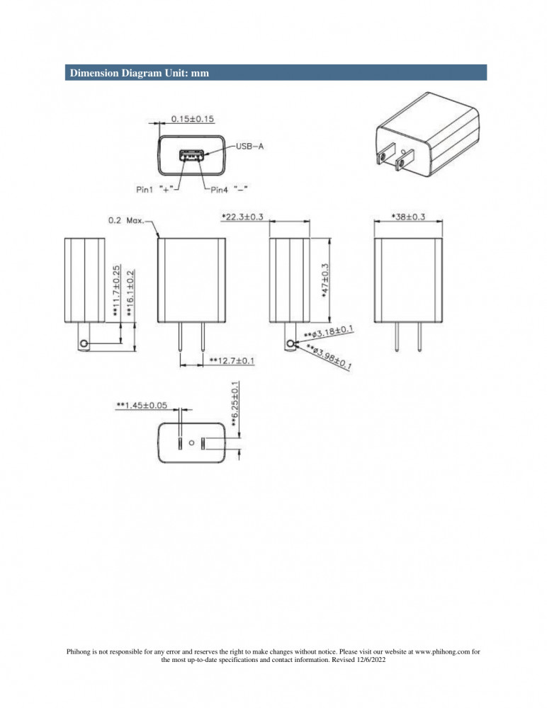 Phihong MQ05A-050B-H document page 3