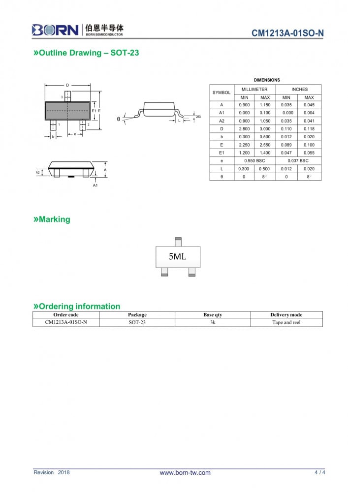 CM1213A-01SO-N datasheet page 4